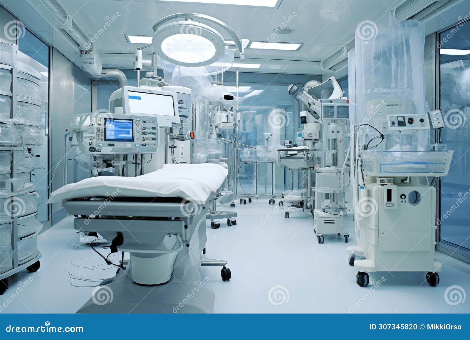 State-of-the-Art Surgical Equipment and High-Tech Medical Devices in a ...