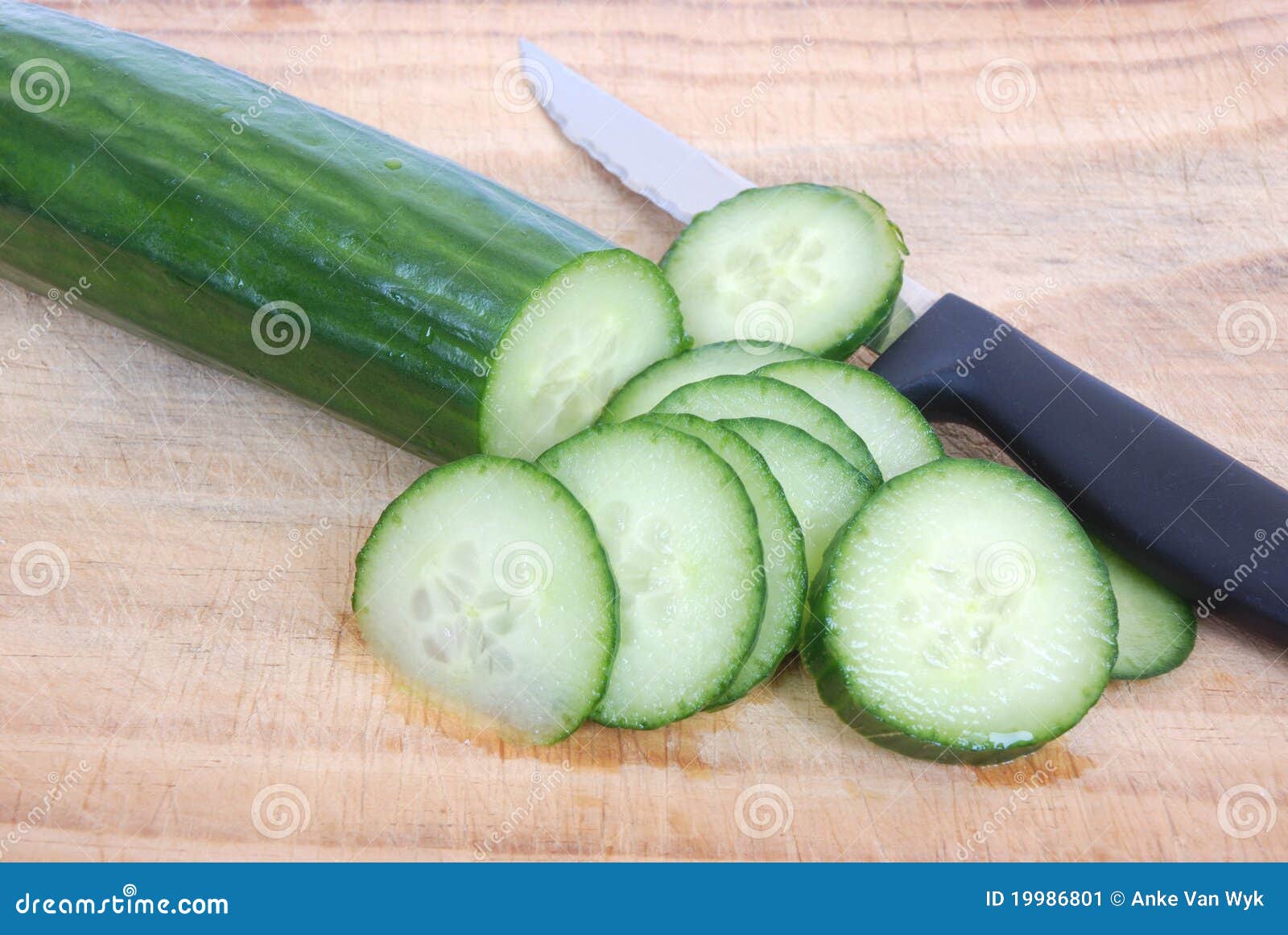 English cucumber slices stock image. Image of slice, horizontal - 19986801