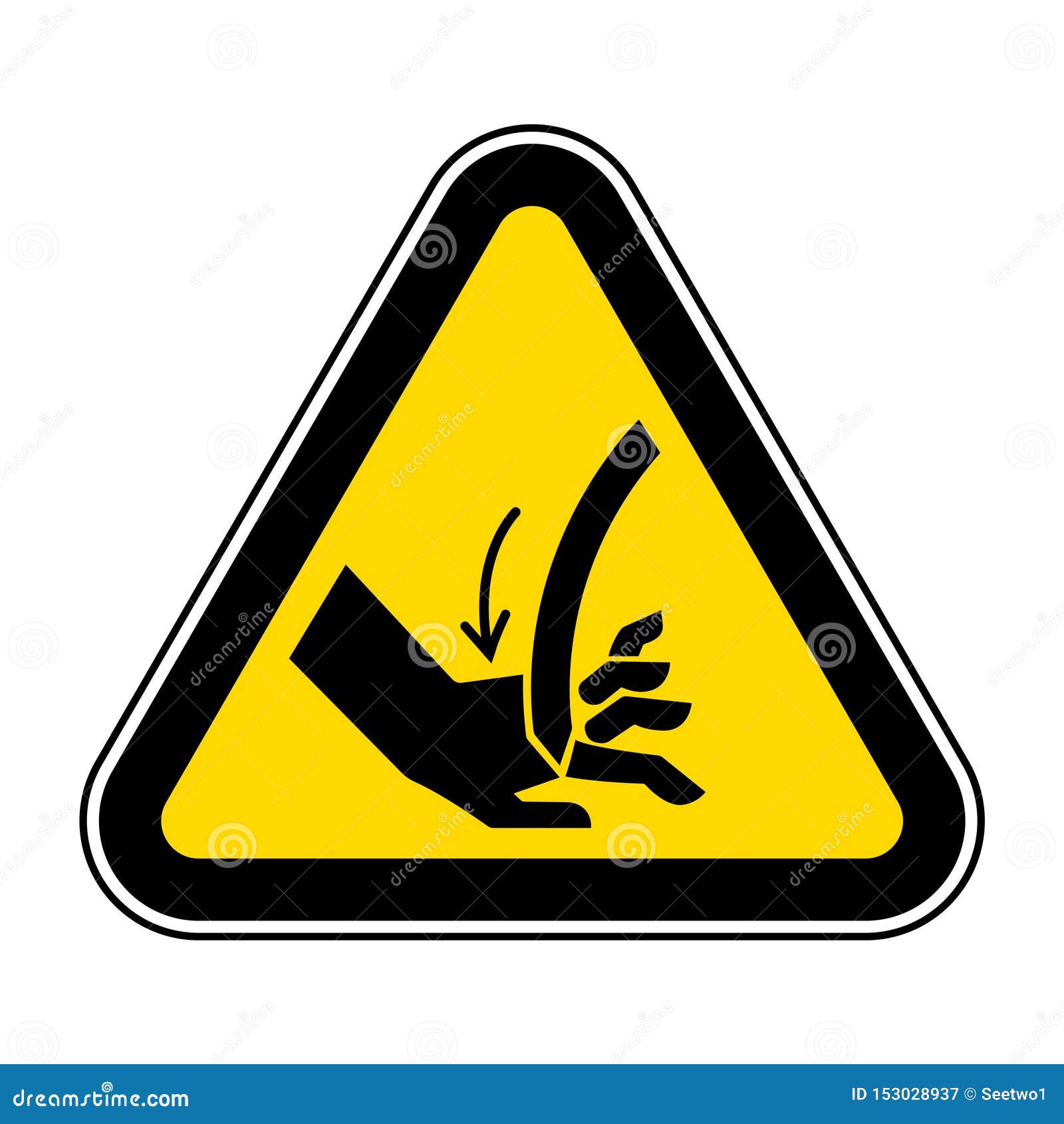 Cutting of Hand Curved Blade Symbol Sign Isolate on White Background ...