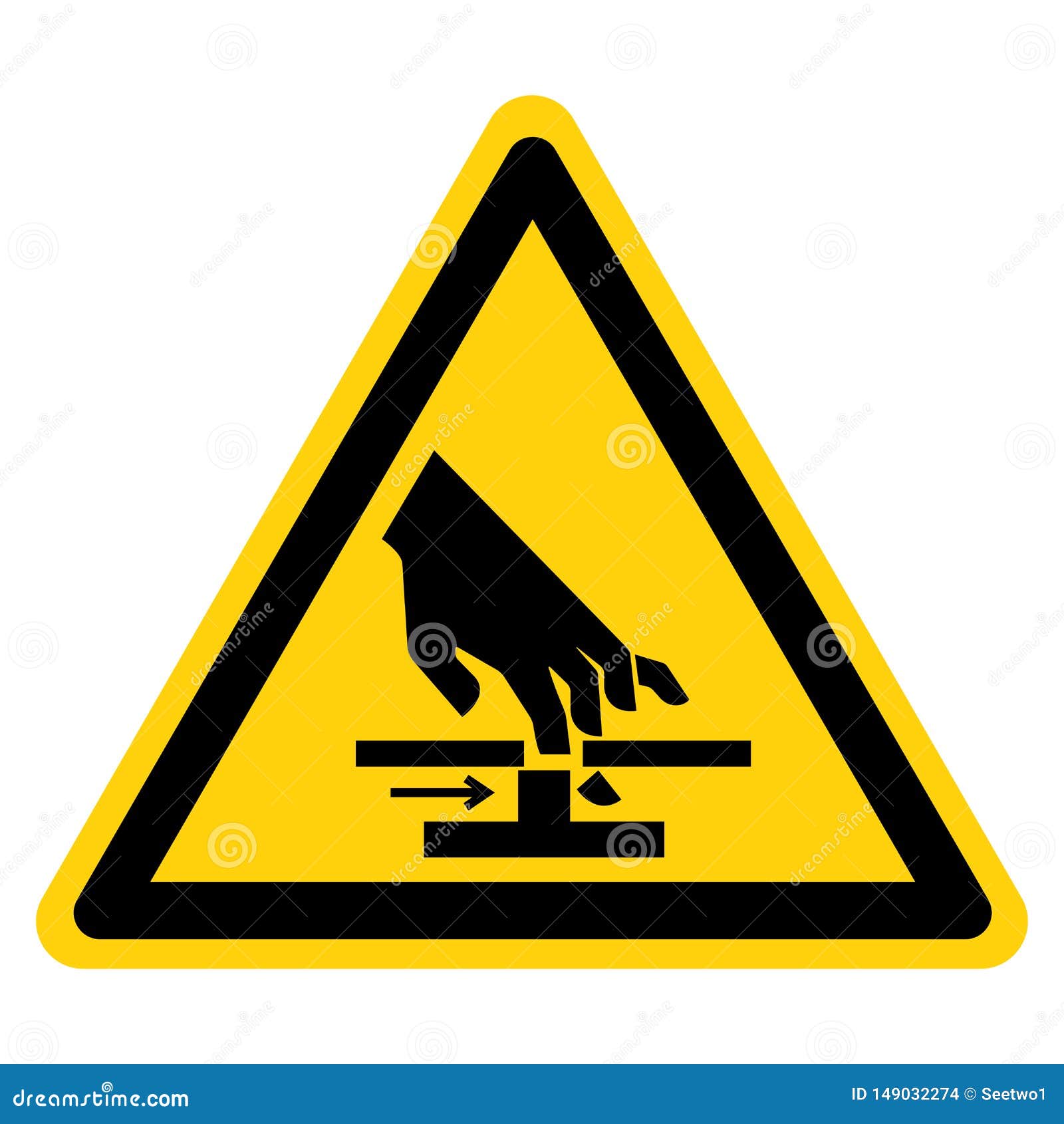 Cutting Of Hand Curved Blade Symbol Sign, Vector Illustration, Isolate ...