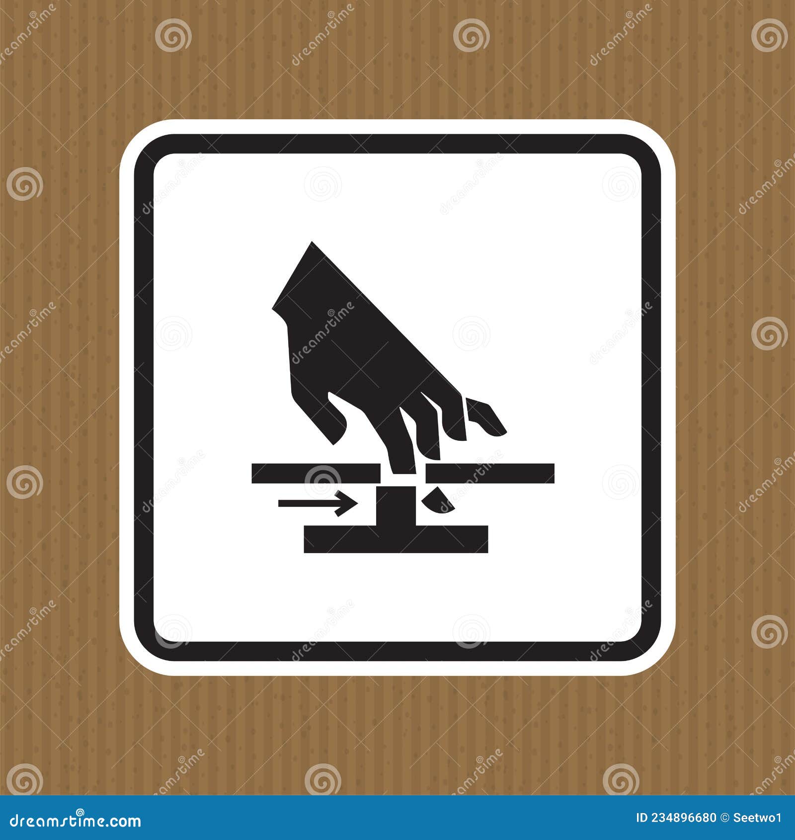 Cutting of Hand Moving Parts Symbol Sign Isolate on White Background ...