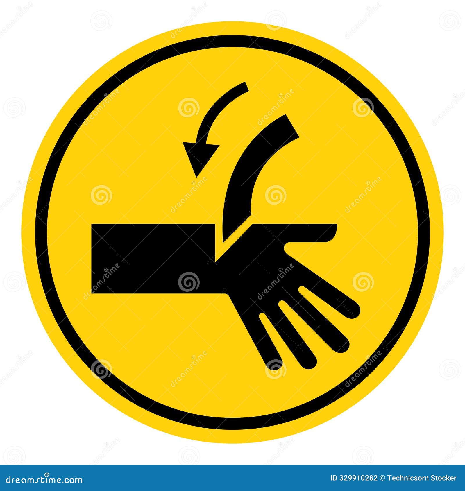 Cutting Hand Symbol Sign, Vector Illustration, Isolate on White ...