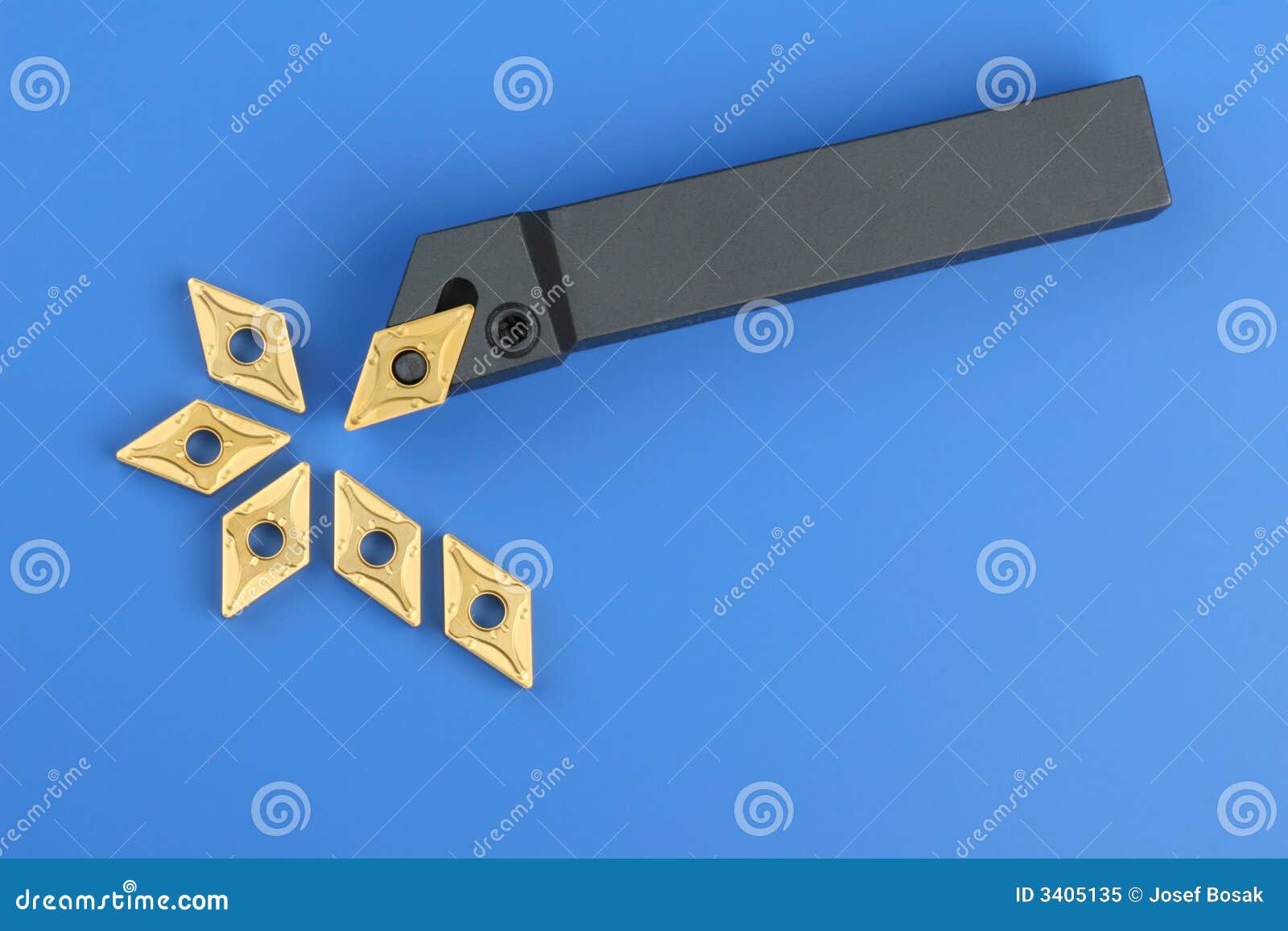 Cutting Inserts for Turning Stock Image - Image of industrial ...