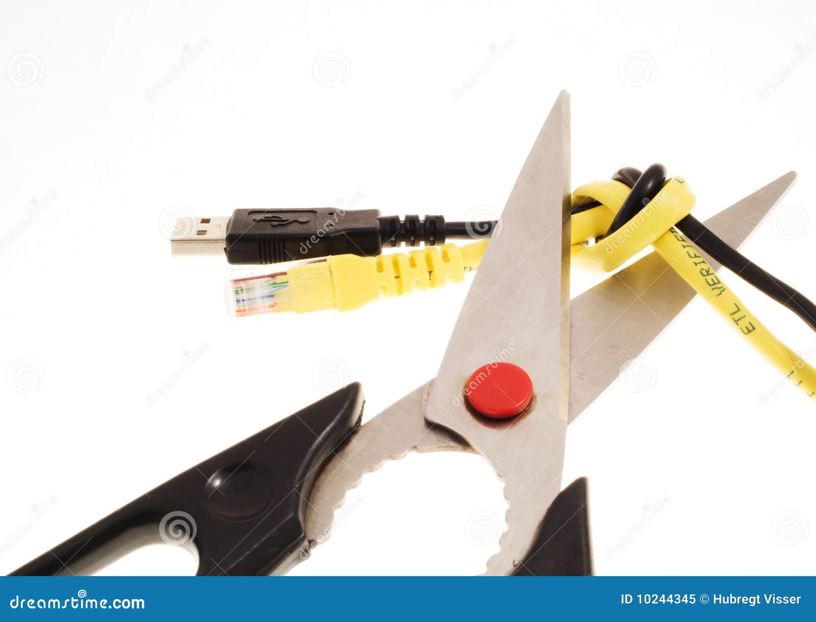 Cutting the knot stock image. Image of black, solution - 10244345