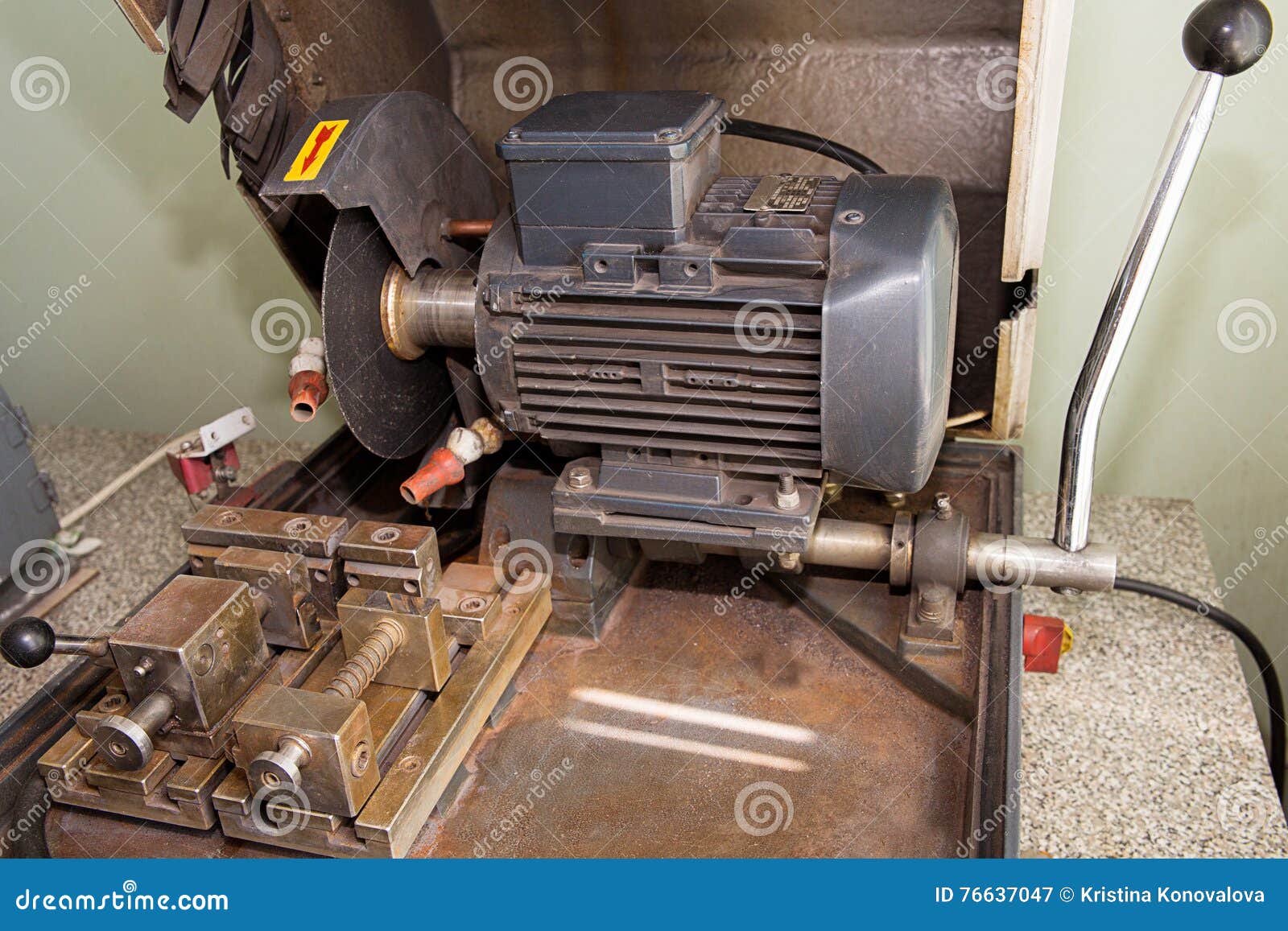 Cutting Machine in the Laboratory Stock Image - Image of device, design ...