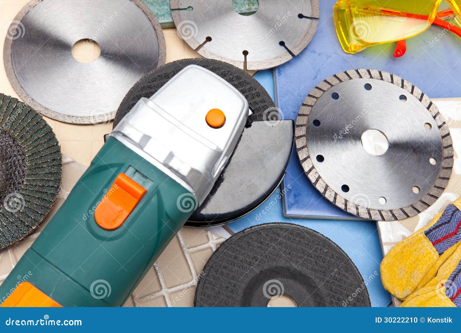 Industrial Construction Tool Stock Photo - Image of cutting, circular ...