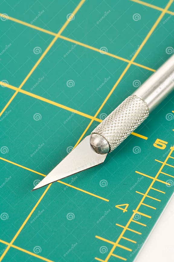 Cutting Mat and Knife stock photo. Image of utility, supply - 11374910