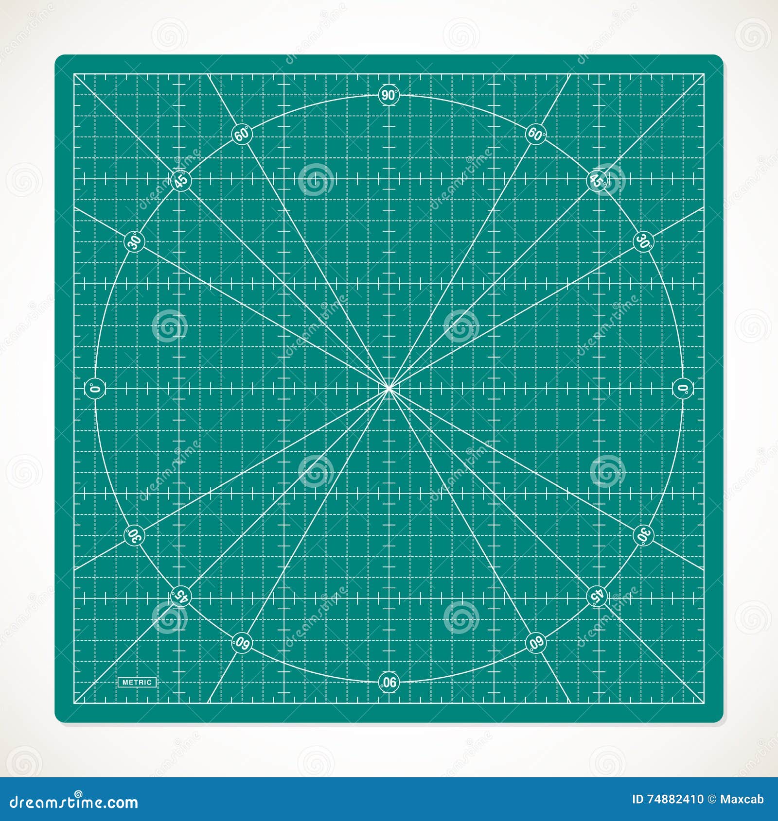 Cutting Mat for Quilting, Patchwork and Craft Stock Vector ...