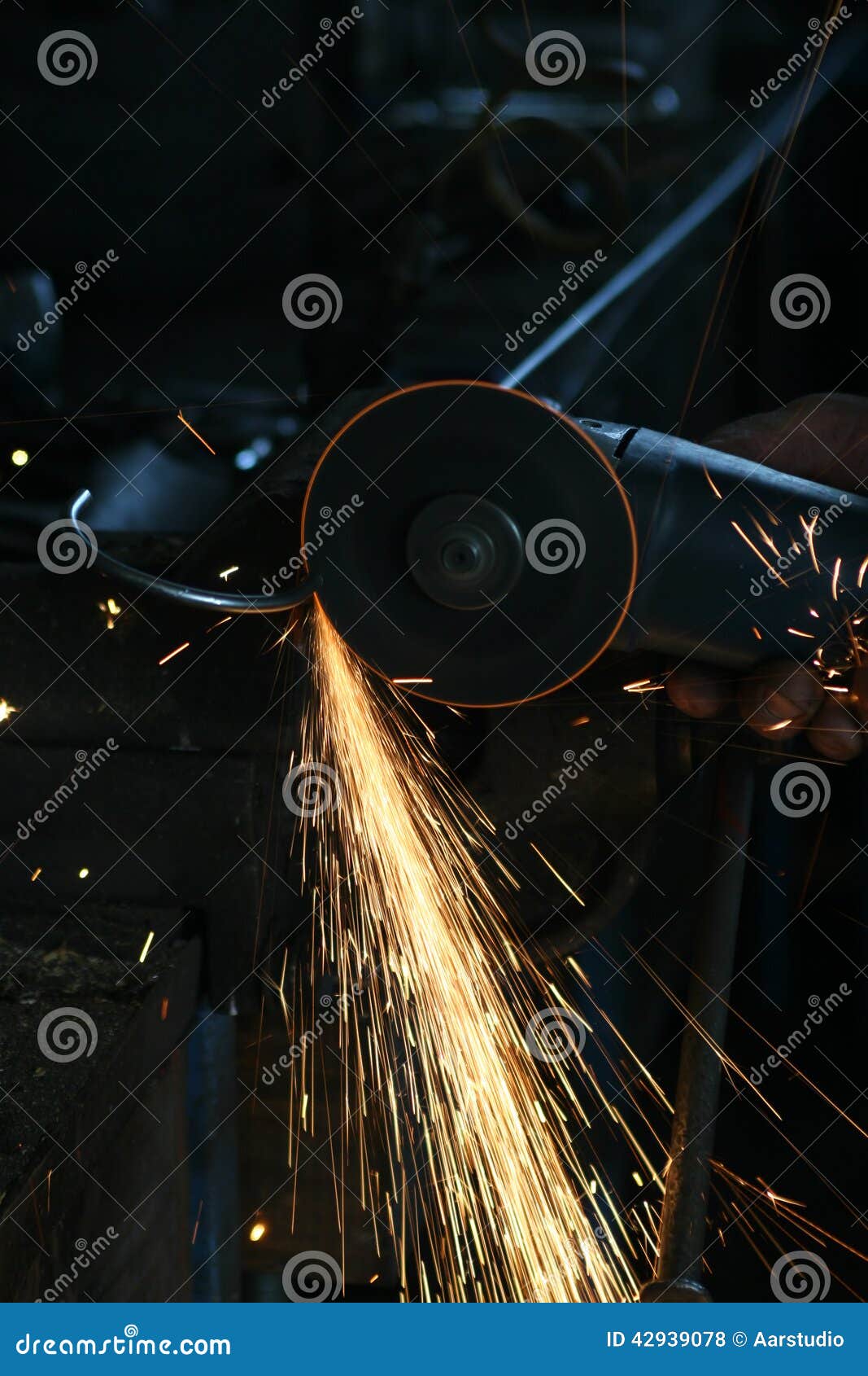 Cutting metal stock photo. Image of sliced, machinery - 42939078
