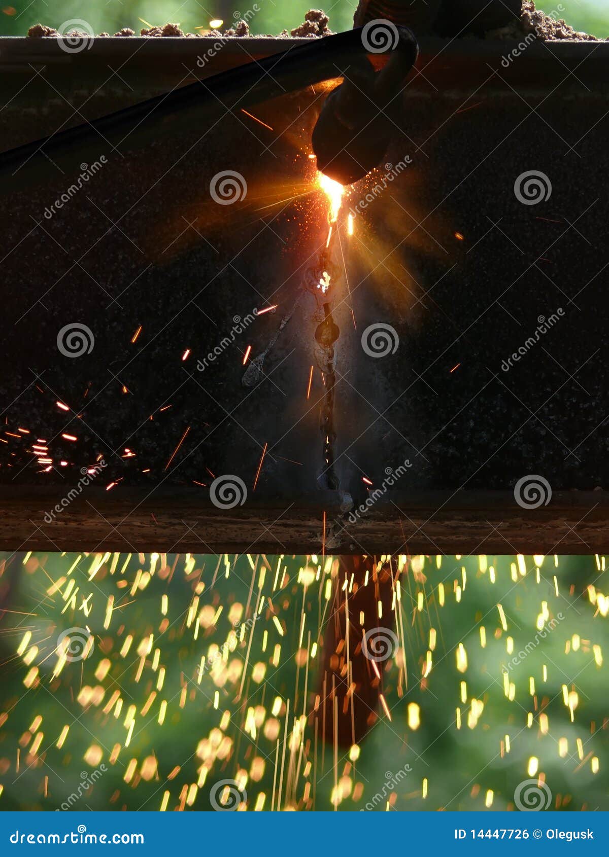 Cutting metal tool torch stock photo. Image of fusion - 14447726