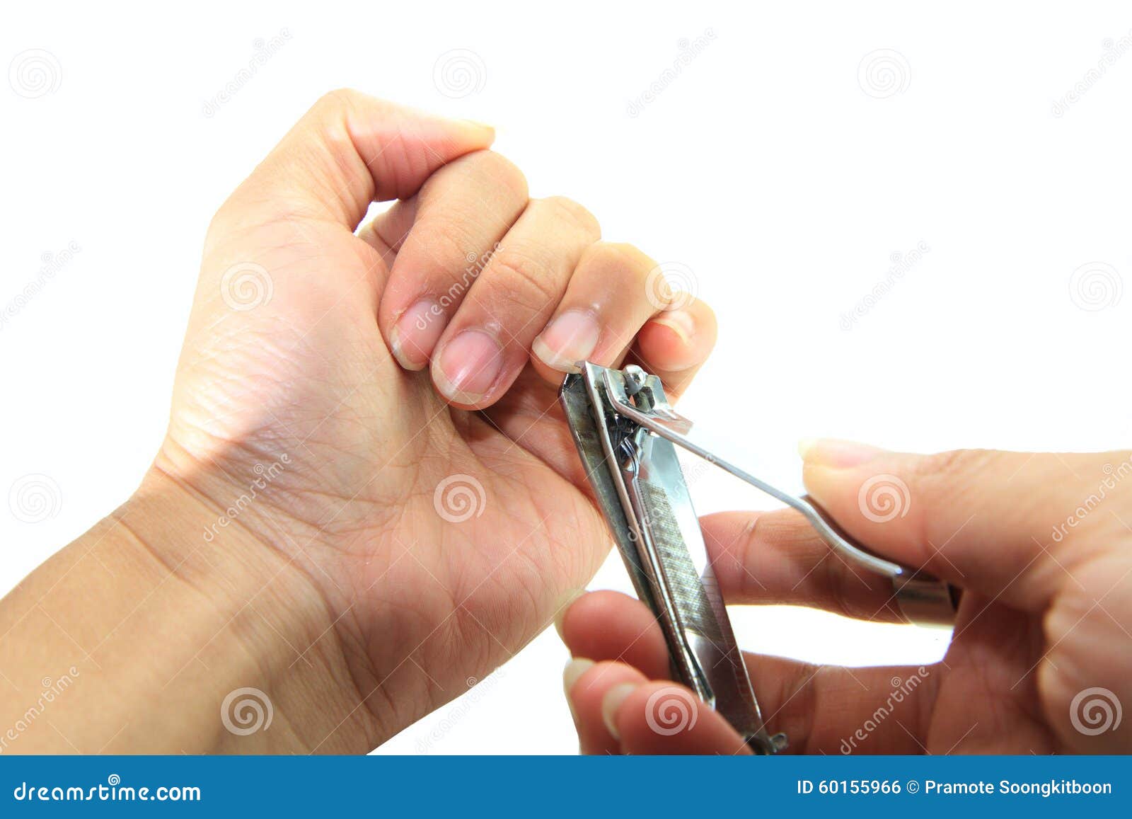 Cutting the nails stock photo. Image of fingernail, body - 60155966