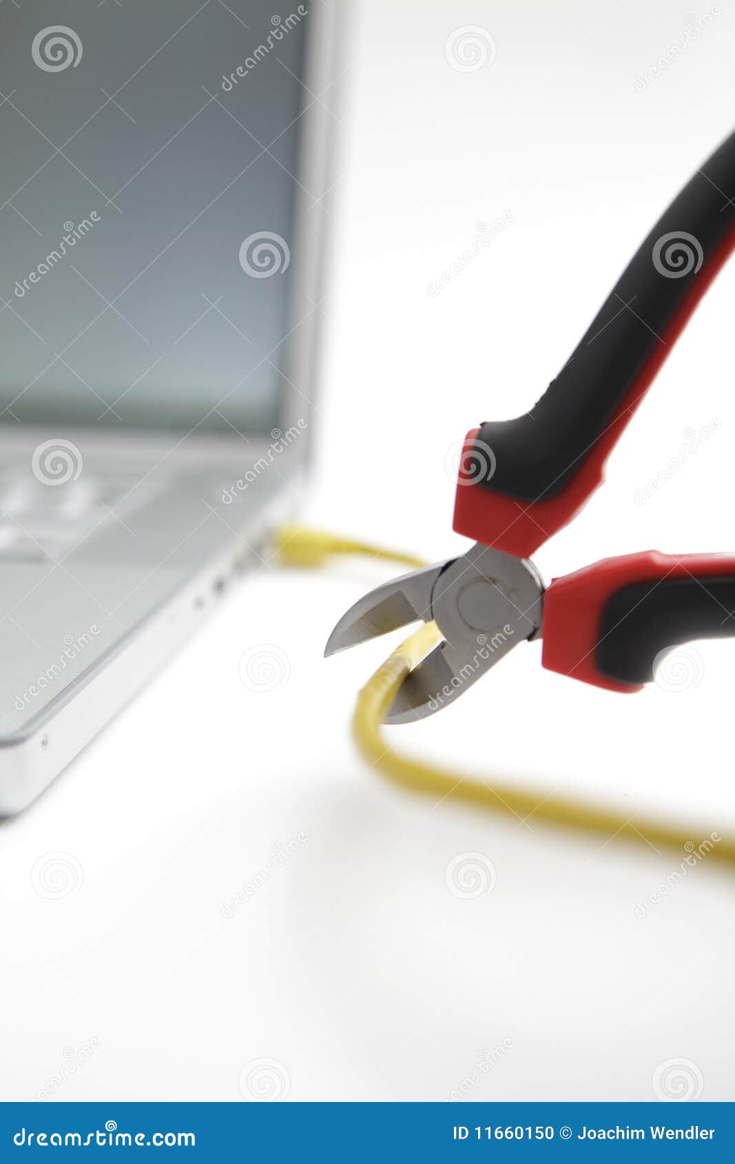 Cutting network wire stock photo. Image of connection - 11660150