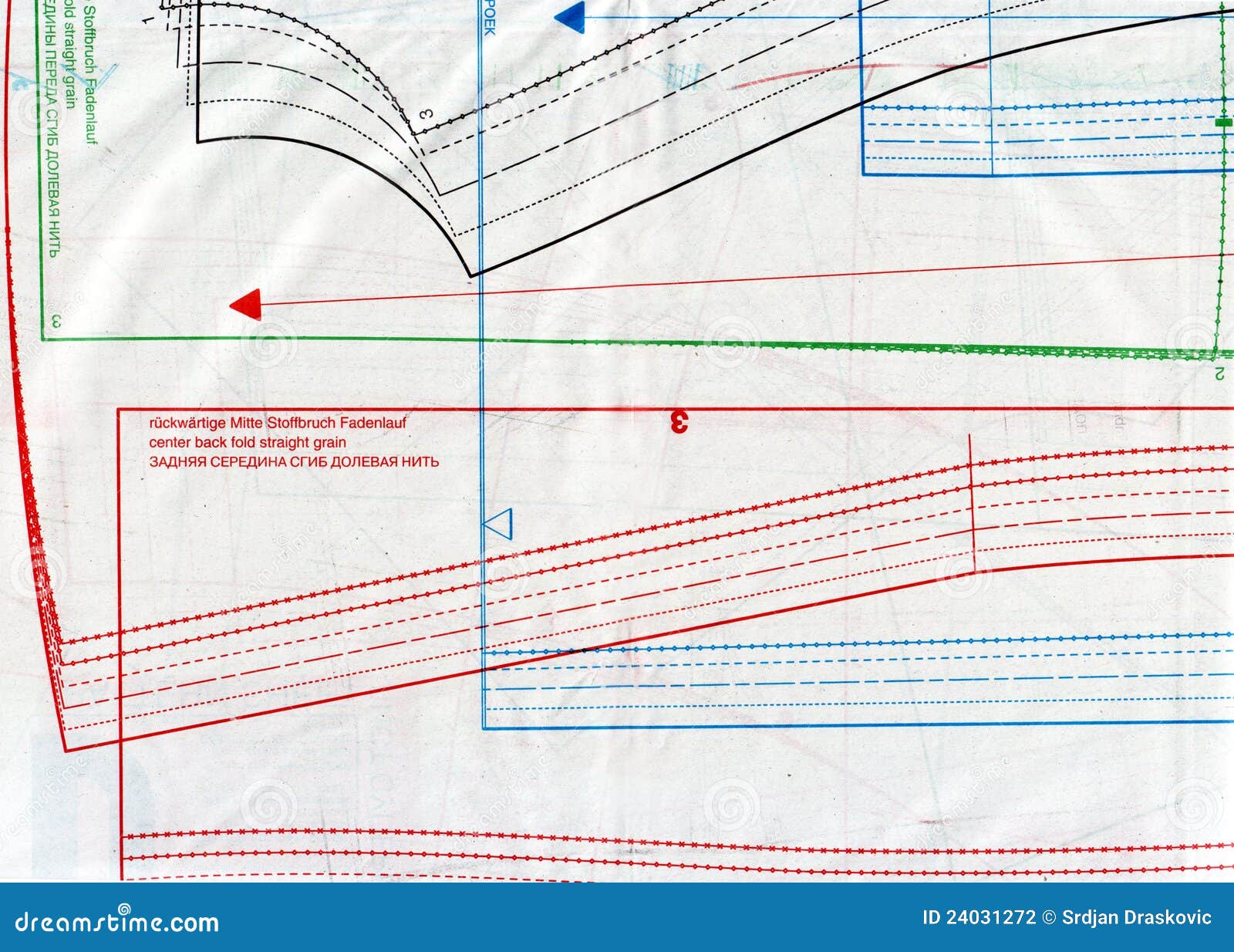 Cutting plan stock photo. Image of tailor, draw, designing - 24031272