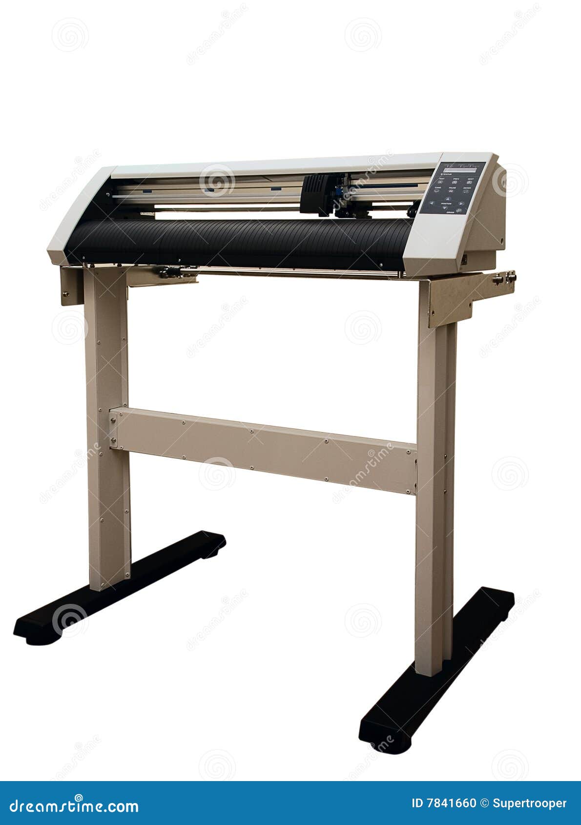 Cutting plotter stock photo. Image of vinyl, equipment - 7841660