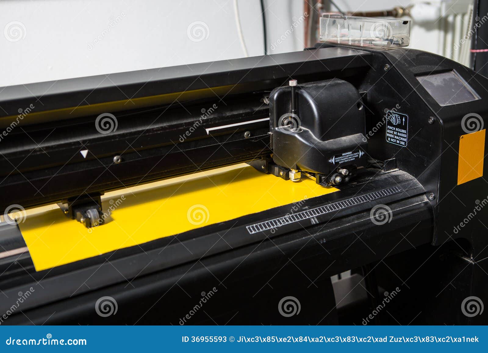 Cutting plotter stock image. Image of self, cutter, isolated - 36955593