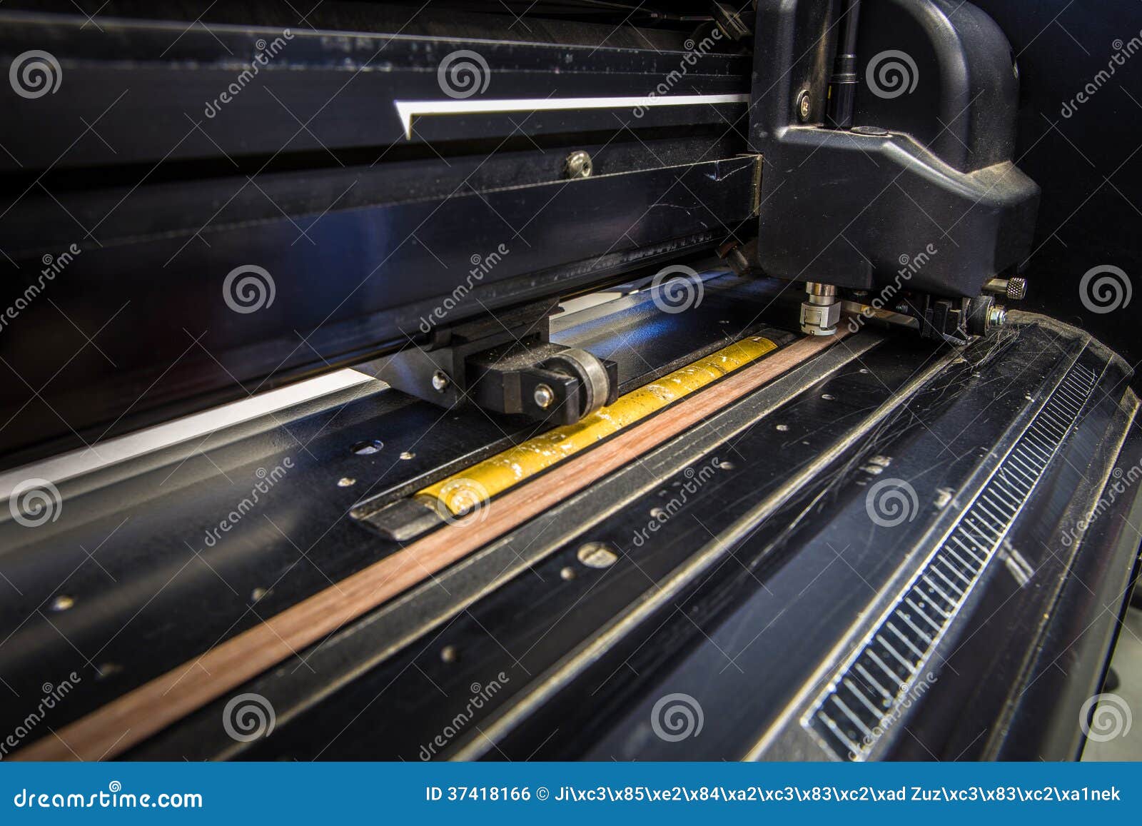 Cutting plotter stock photo. Image of sheet, metal, tool - 37418166