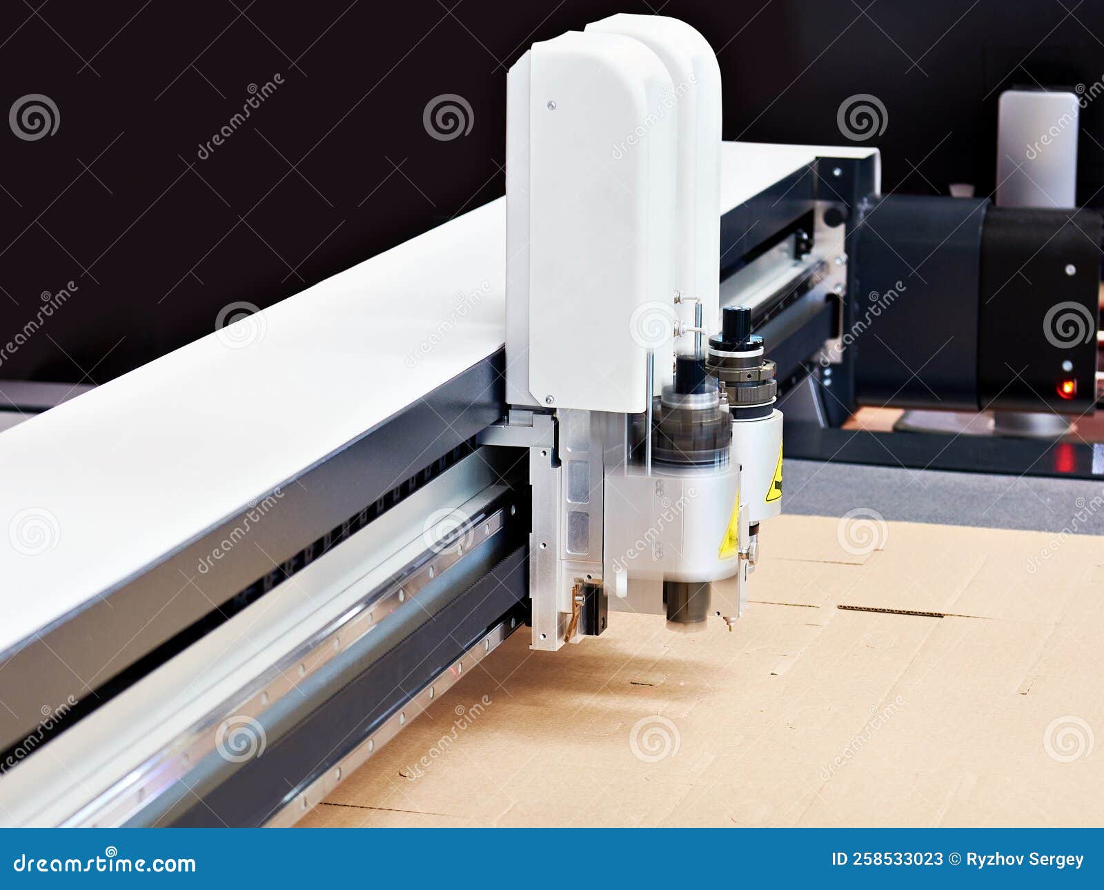 Cutting Plotter with Two Stations Stock Image - Image of cutter, sheet ...