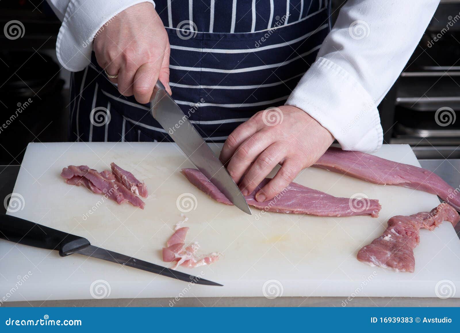 Cutting Raw Meat with Knife Stock Image - Image of beef, hands: 16939383