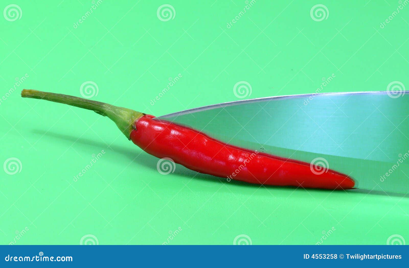 Cutting red Chili stock photo. Image of capsicum, split - 4553258