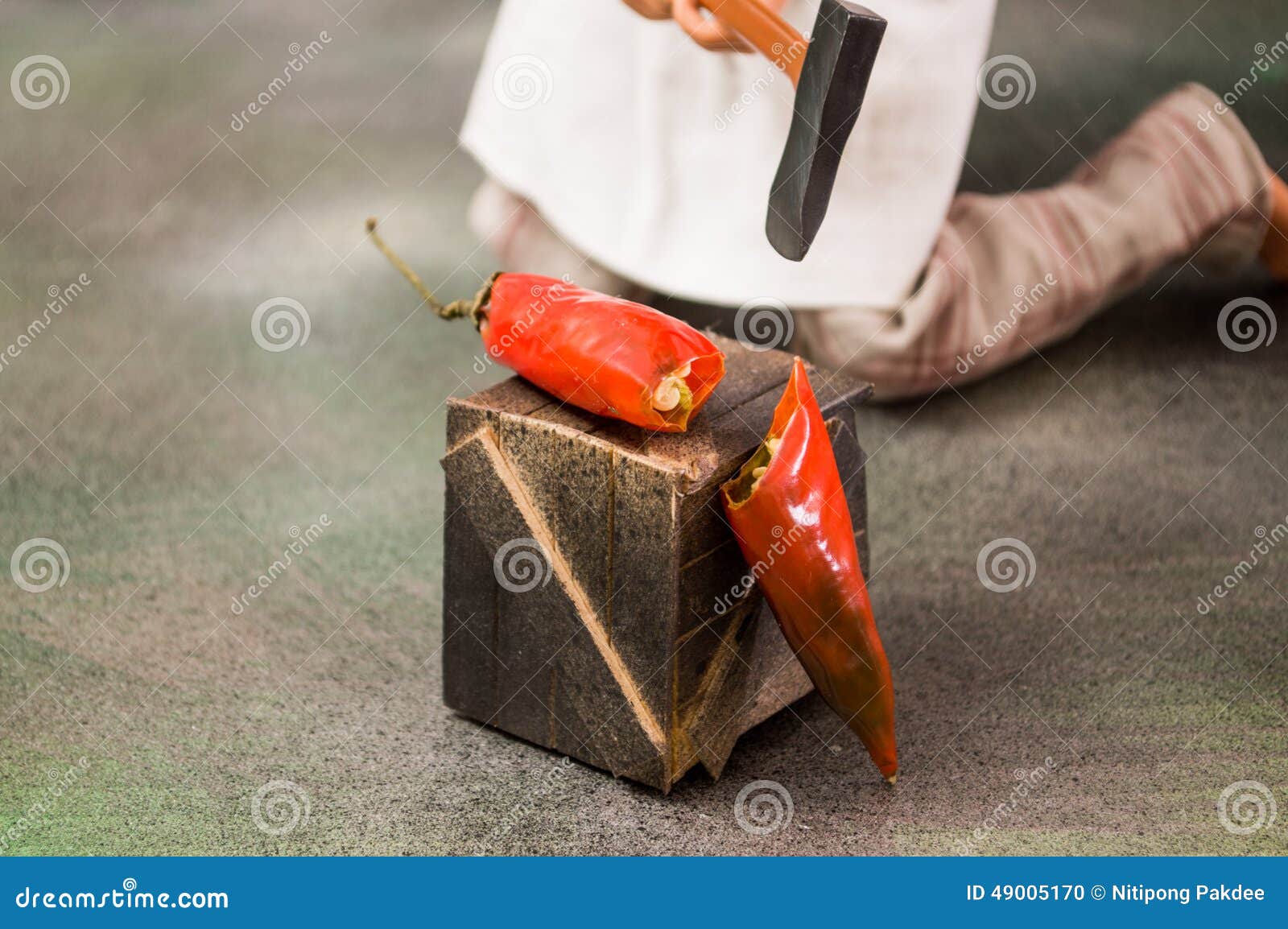 Cutting red chilli stock photo. Image of spicy, cooking - 49005170