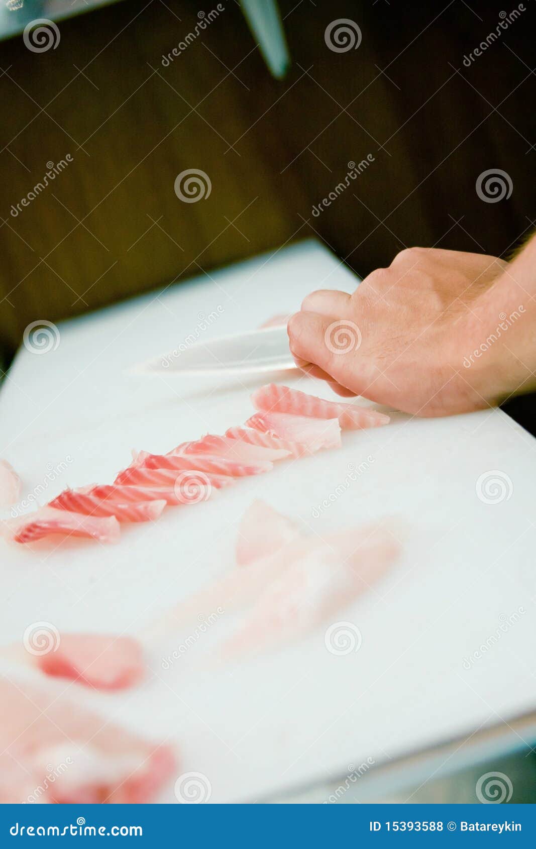 Cutting red fish knife stock photo. Image of board, cutting - 15393588