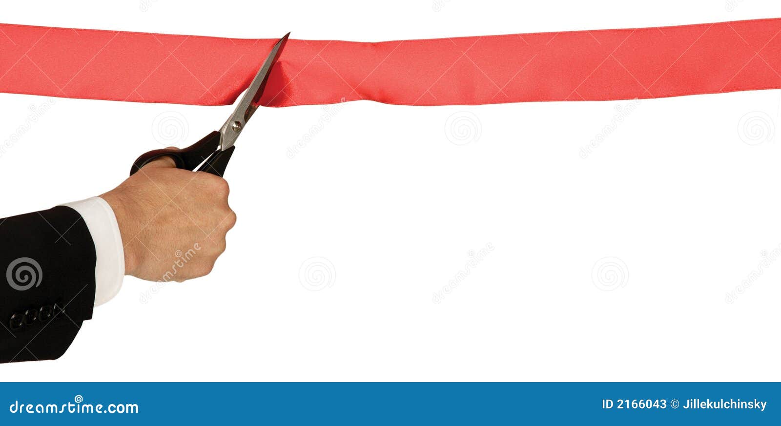 Cutting Ribbon stock image. Image of completion, hand - 2166043