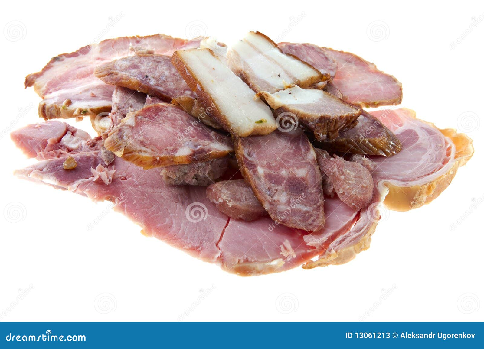 Pork Gammon Ham And Cheese Sandwich With Cherry Tomato On Porcelain ...