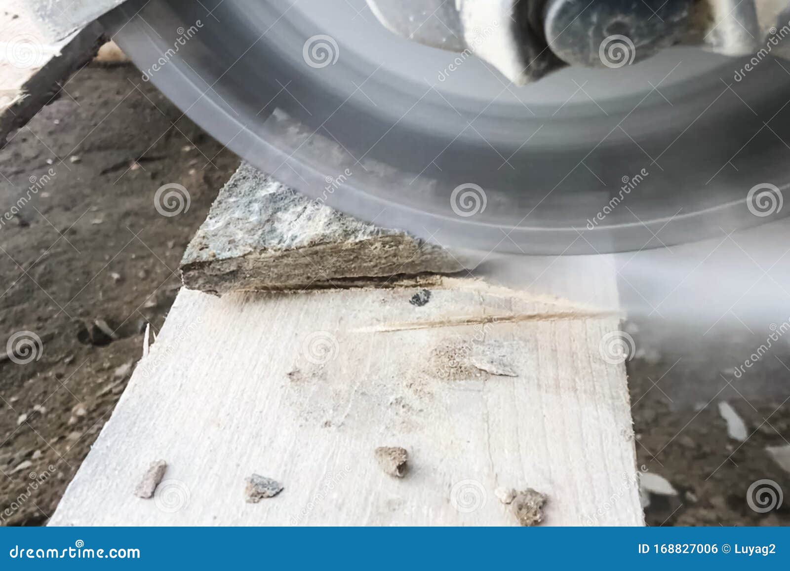 Cutting the Stone Facing with the Help of an Abrasive Disc of Co Stock ...