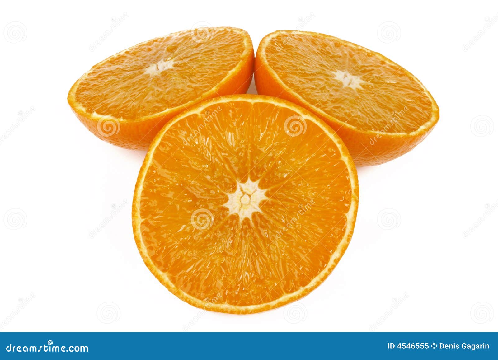 Cutting Three Oranges Picture. Image: 4546555