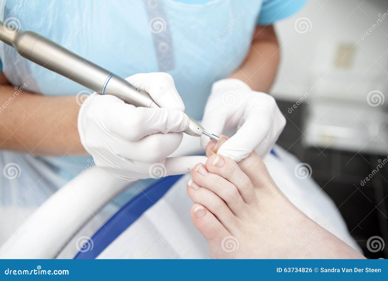Cutting Toe Nails by Pedicure Stock Photo - Image of hand, blade: 63734826