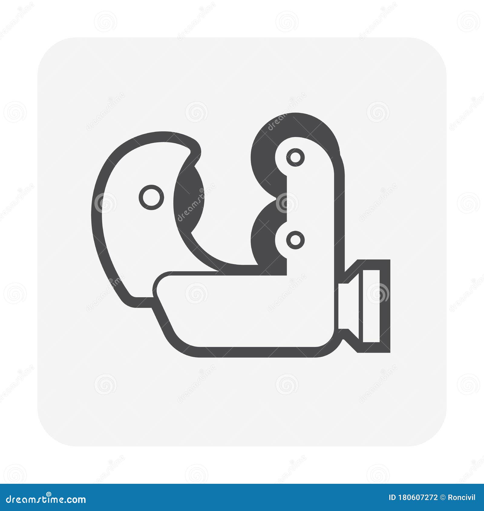 Cutting tool icon stock vector. Illustration of industry - 180607272