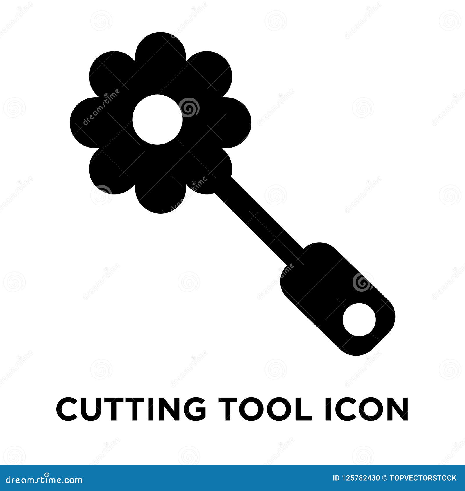 Cutting Tool Icon Vector Isolated on White Background, Logo Concept of ...