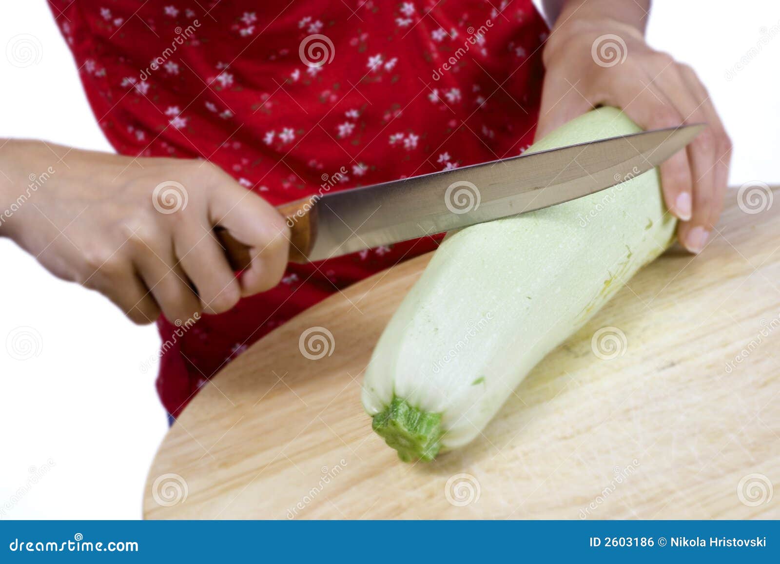 Cutting Vegetable Marrow Picture. Image: 2603186