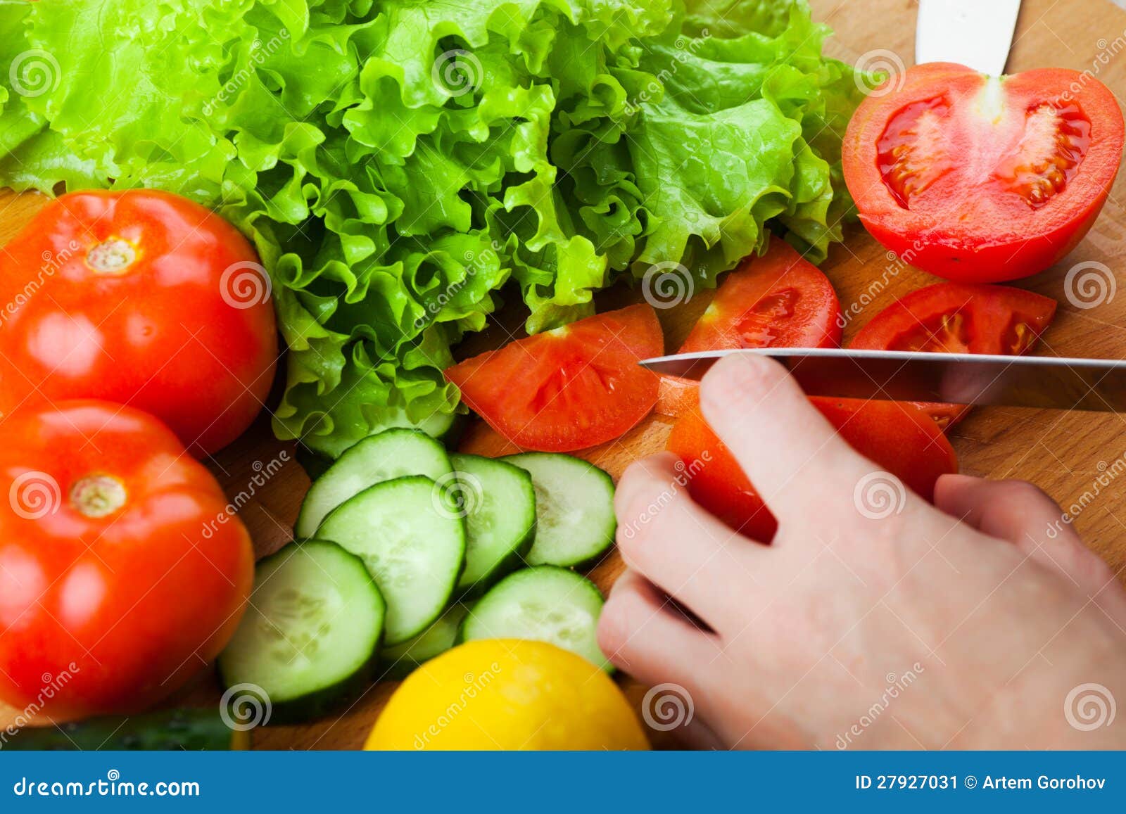 Cutting vegetables stock image. Image of lifestyle, human - 27927031