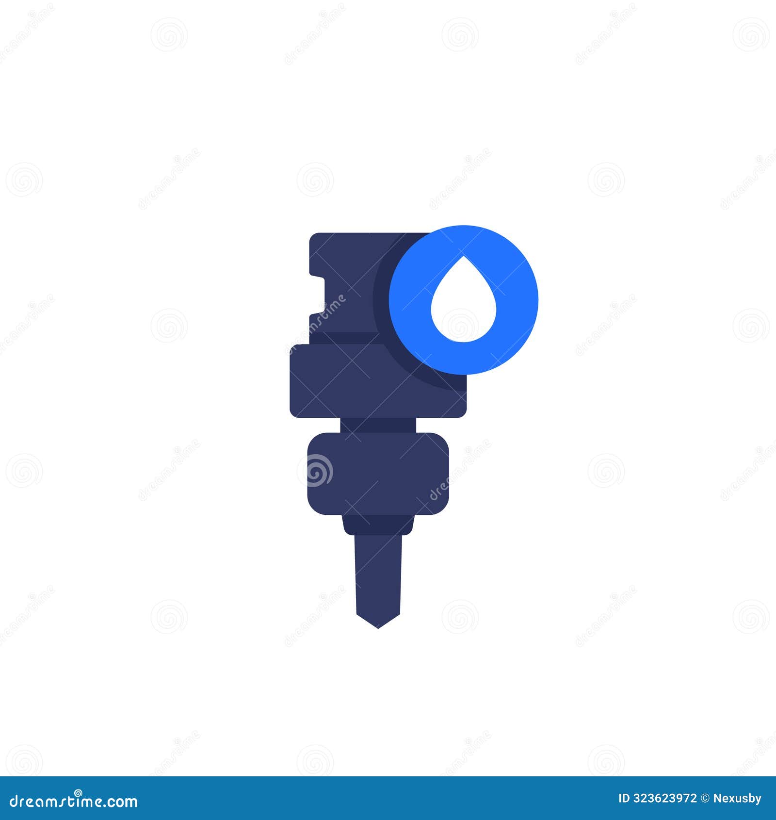 Waterjet Icon, CNC Machine, Water Jet Cutter Cartoon Vector ...