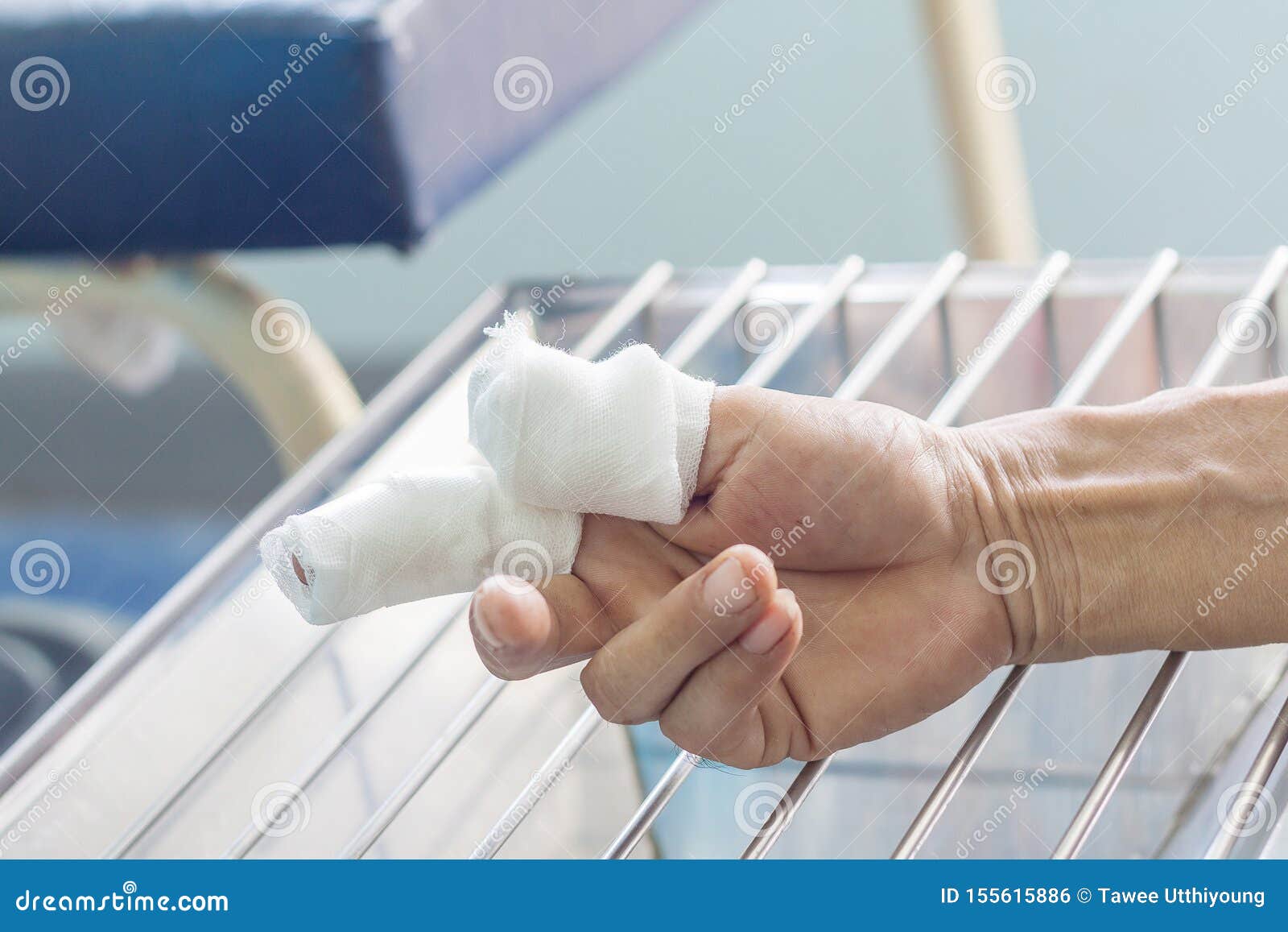 Cutting finger wound stock photo. Image of procedure - 155615886