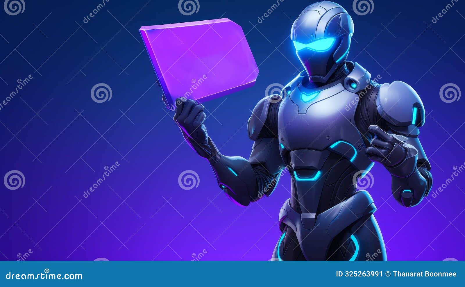 Cuttingedge AI Chatbot with Sleek Design and Vibrant Colors Stock ...