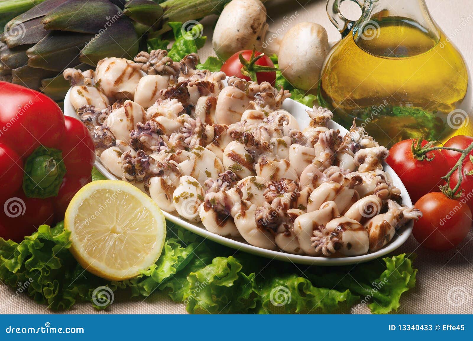 Cuttle fish stock image. Image of meal, fresh, food, chips - 13340433