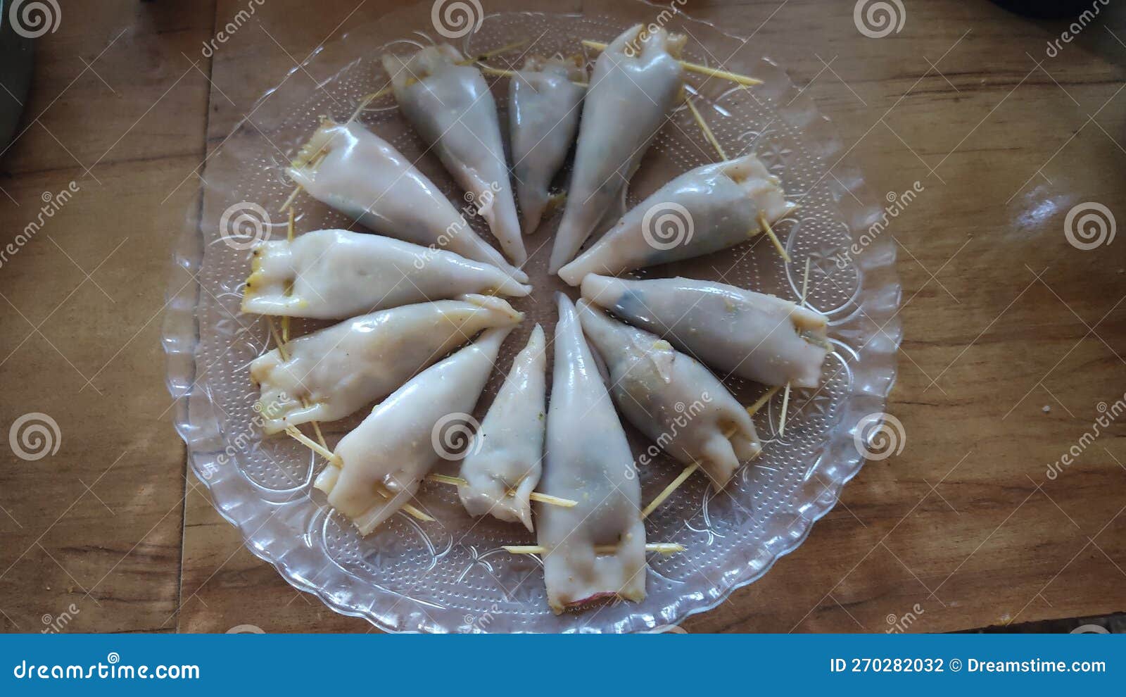 Cuttle Fish Fry Preperation Stock Photo - Image of curry, asian: 270282032