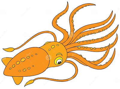 Cuttlefish stock vector. Illustration of cartoon, devil - 17723163