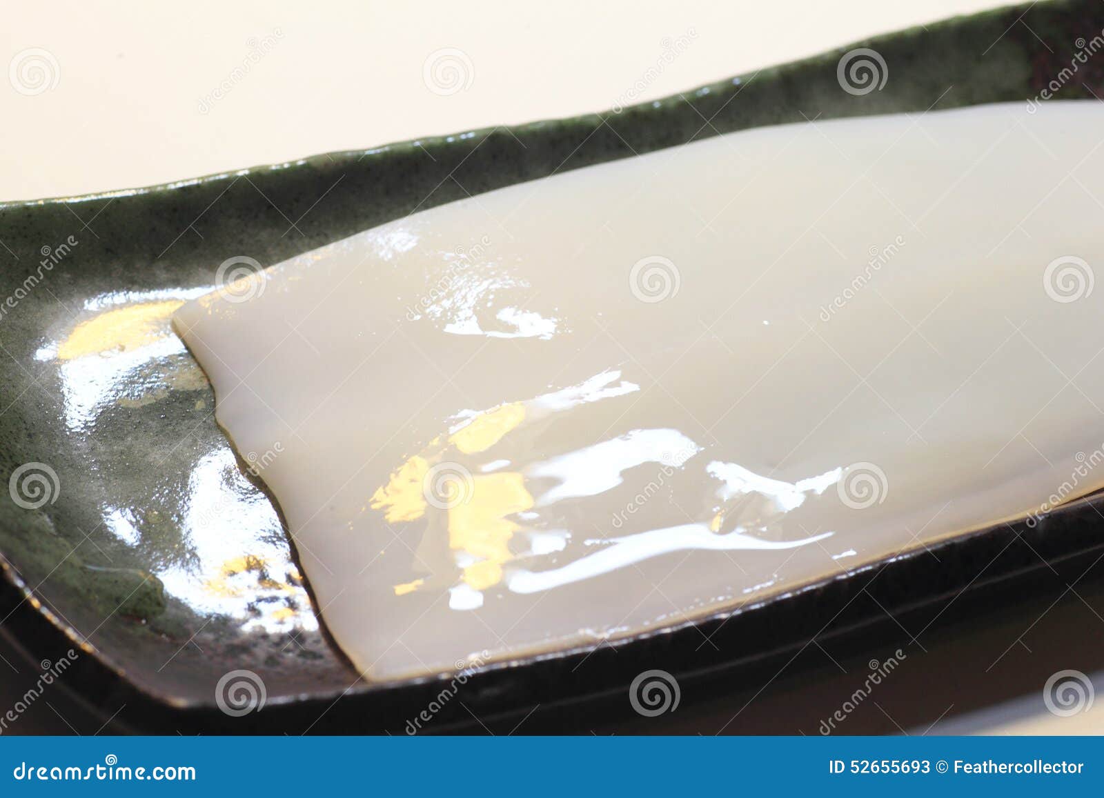 Cuttlefish sashimi stock image. Image of yellowfin, white - 52655693