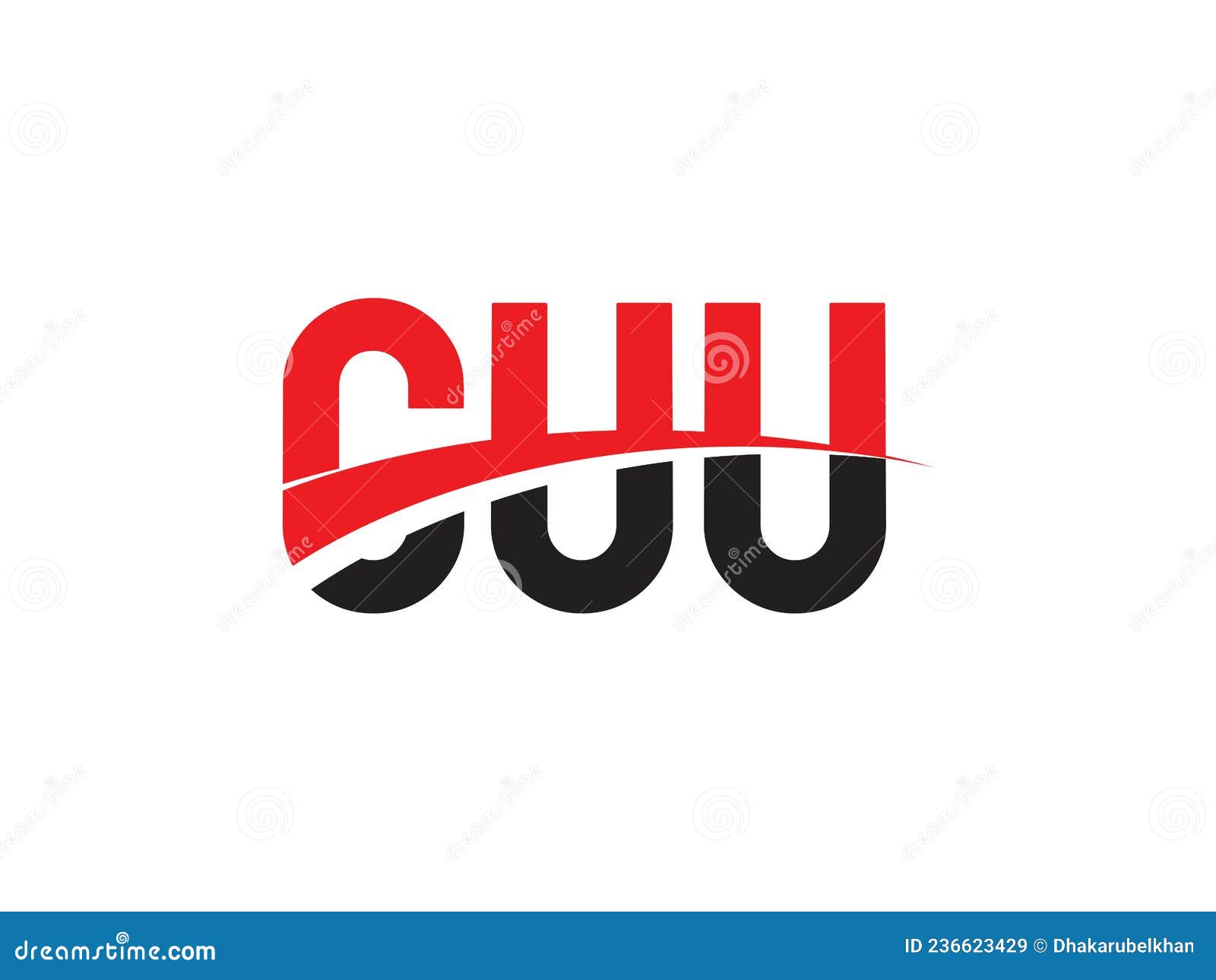 CUU Letter Initial Logo Design Vector Illustration Stock Vector ...