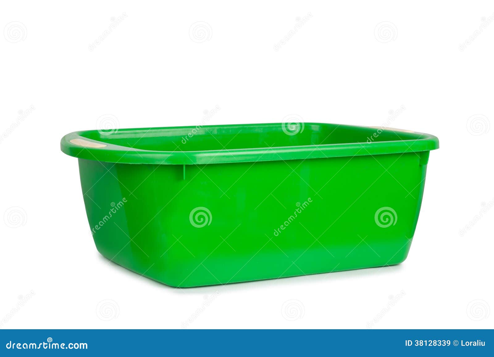 Cuvette En Plastique Vide Verte D'isolement Image stock - Image du ...