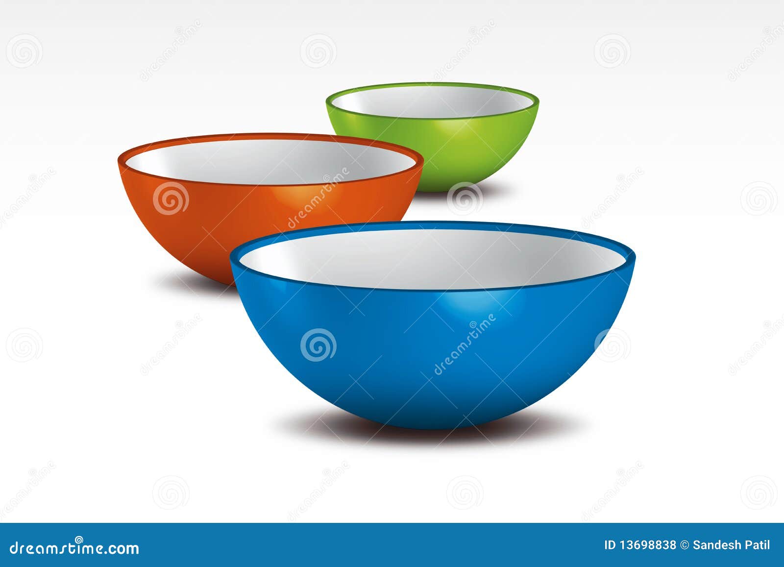 Cuvettes illustration de vecteur. Illustration of nourriture - 13698838