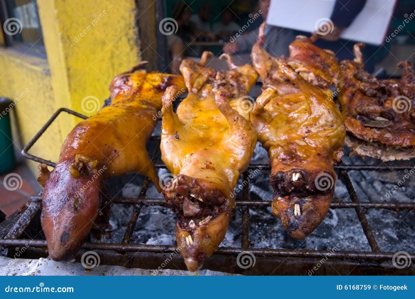 Cuy stock image. Image of roasted, fangs, cooked, amber - 6168759