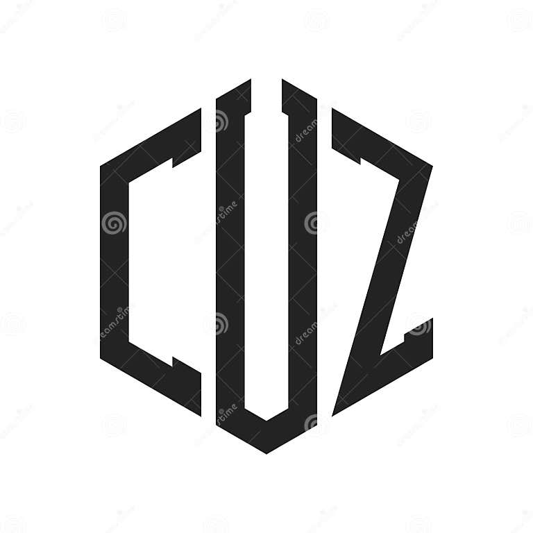 CUZ Logo Design. Initial Letter CUZ Monogram Logo Using Hexagon Shape ...