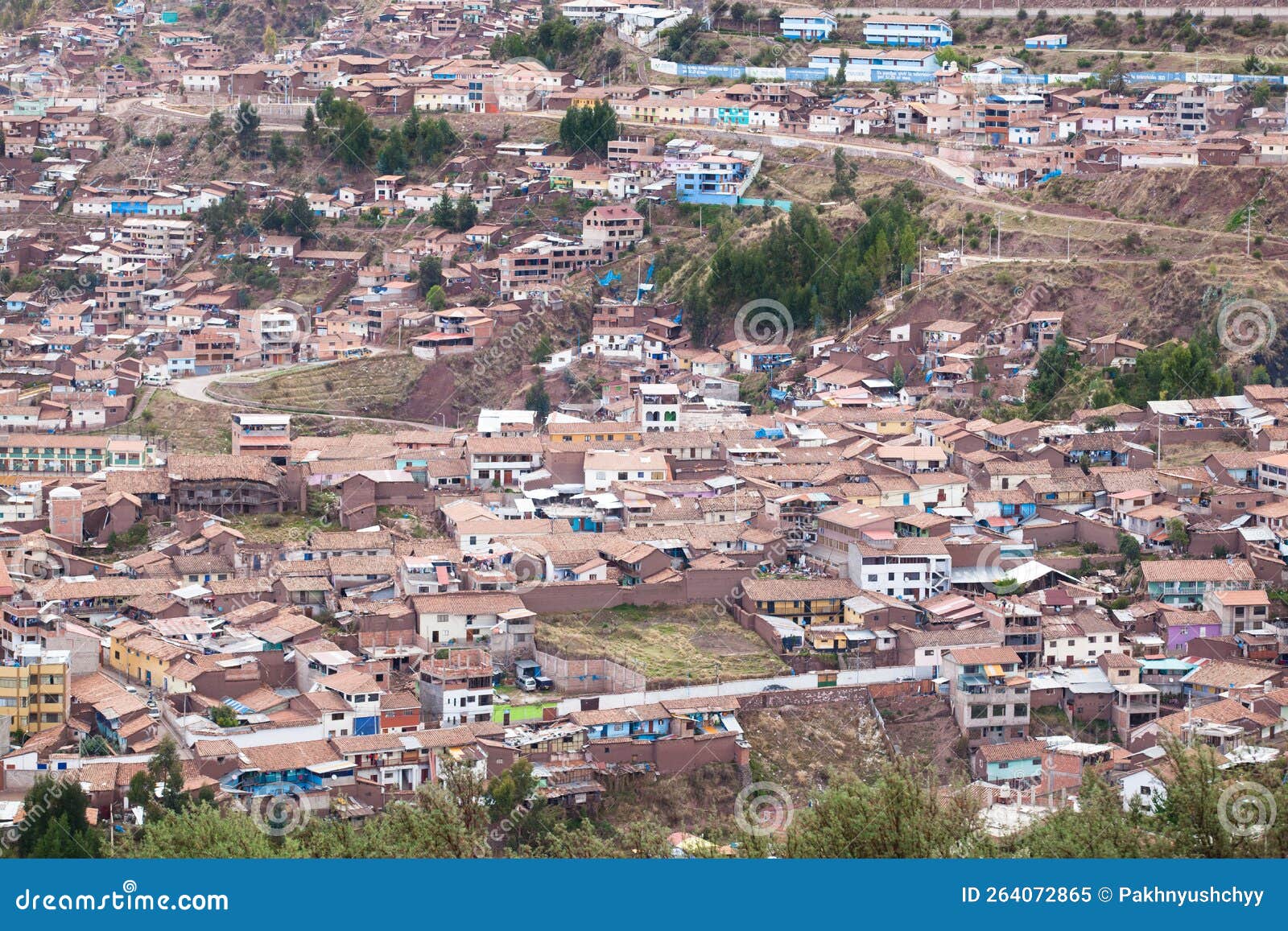 Cuzco cityscape stock image. Image of cuzco, buildings - 264072865
