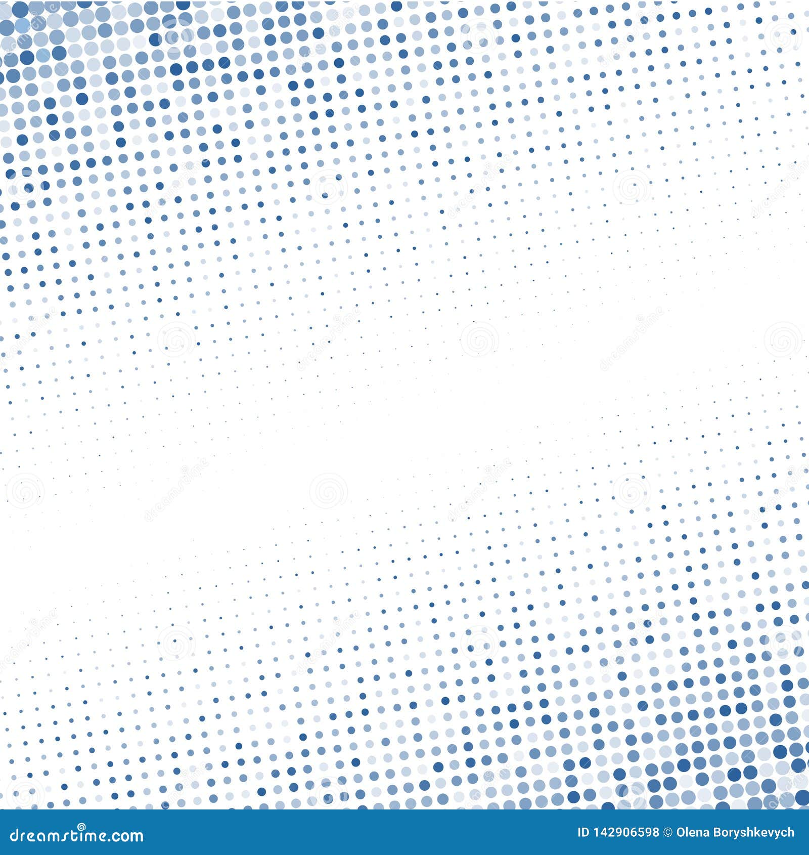 Background of Sky-blue Points on White Stock Vector - Illustration of ...