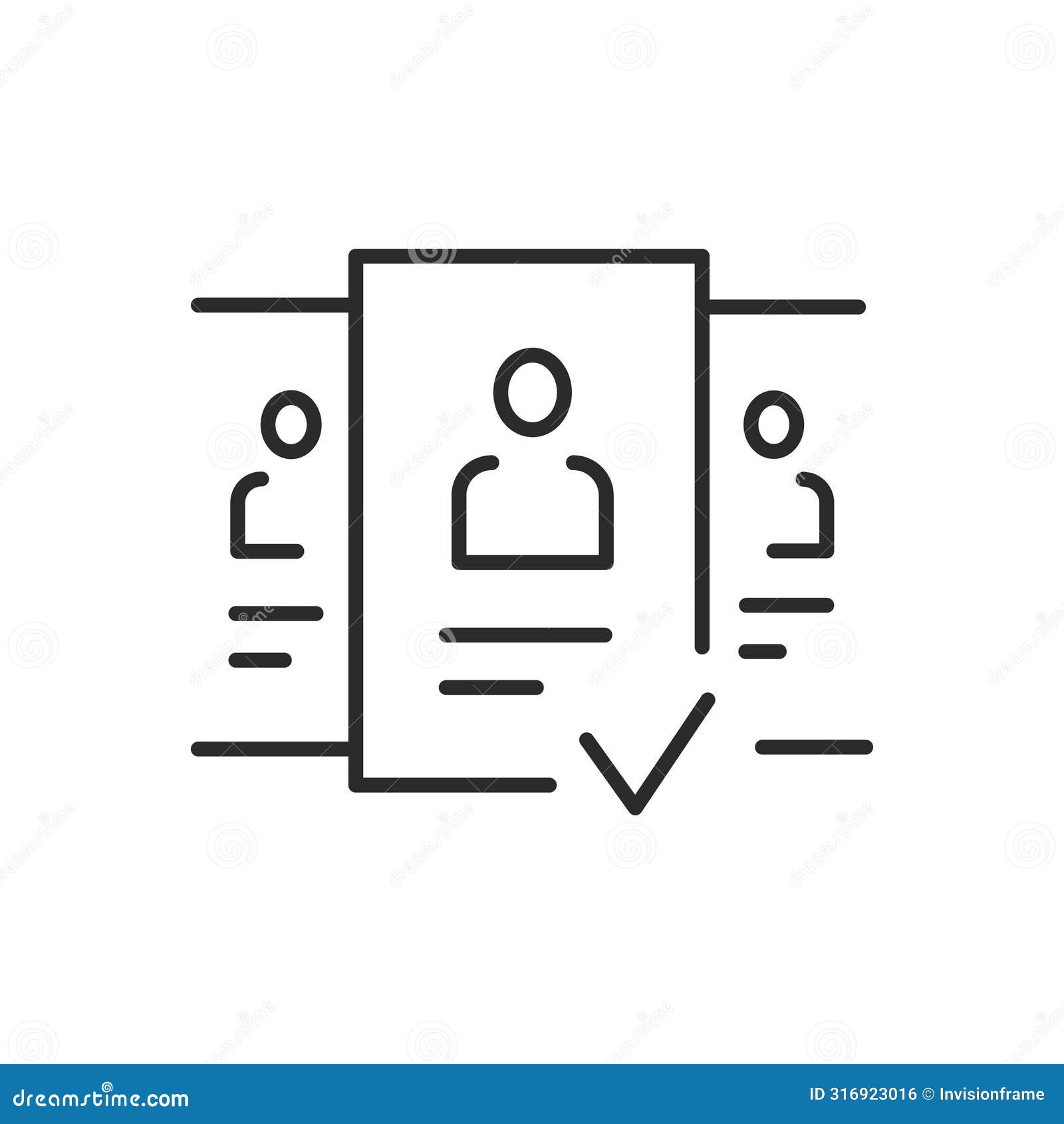 CV Application Icon stock vector. Illustration of corporate - 316923016