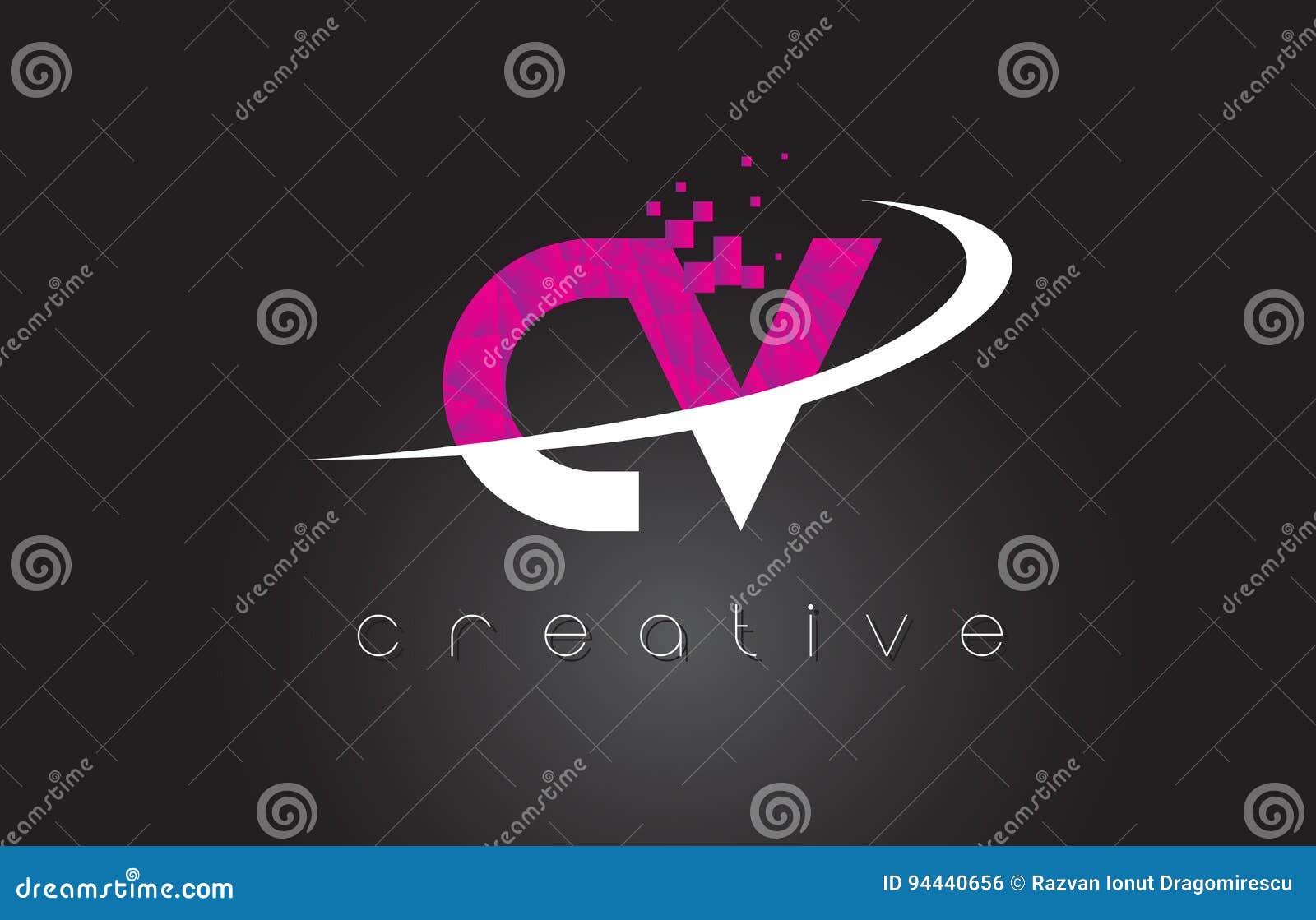 Cv Letters Stock Illustrations – 362 Cv Letters Stock Illustrations ...